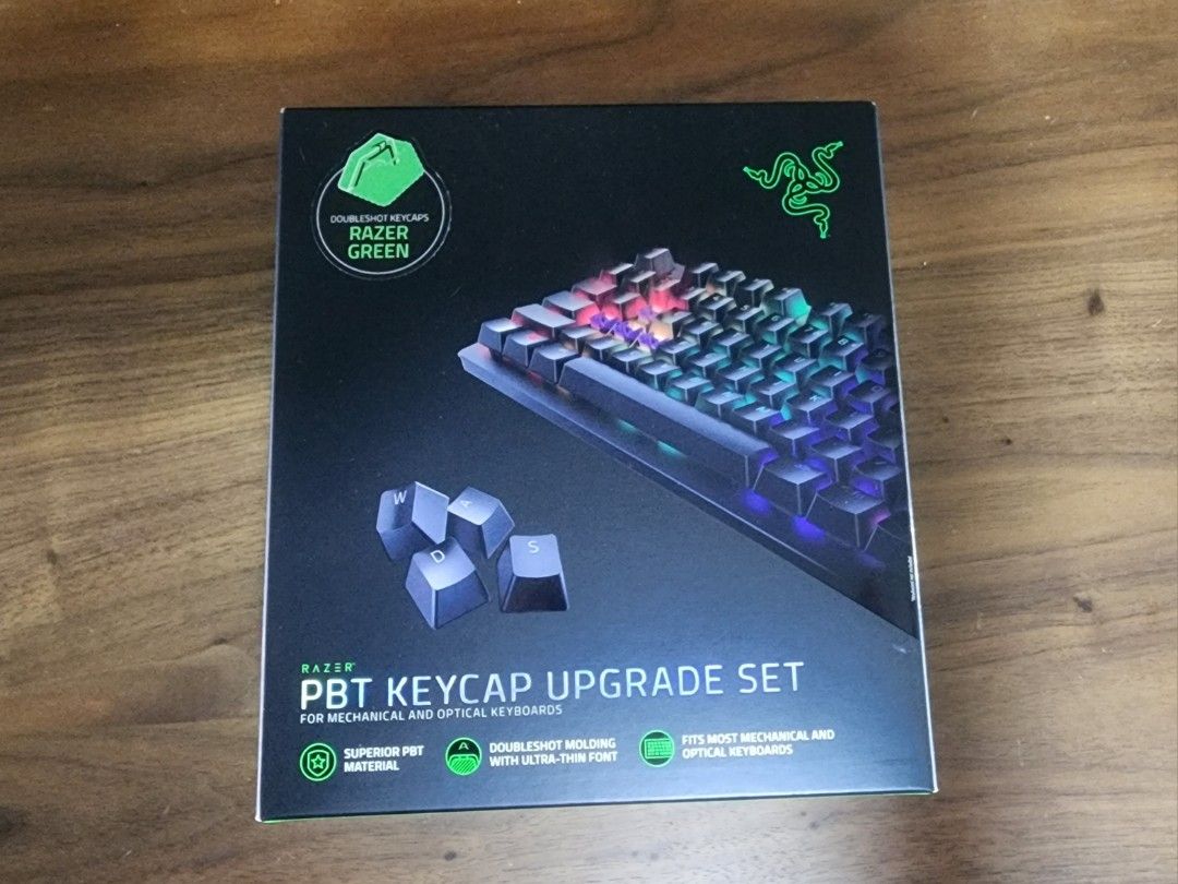 Razer Green PBT Keycaps, Computers & Tech, Parts & Accessories ...