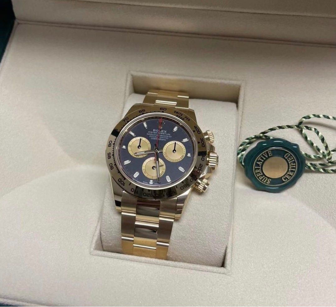 Rolex Full Sticker Dec Dated Daytona 116508 Full Yellow Gold Paul New ...