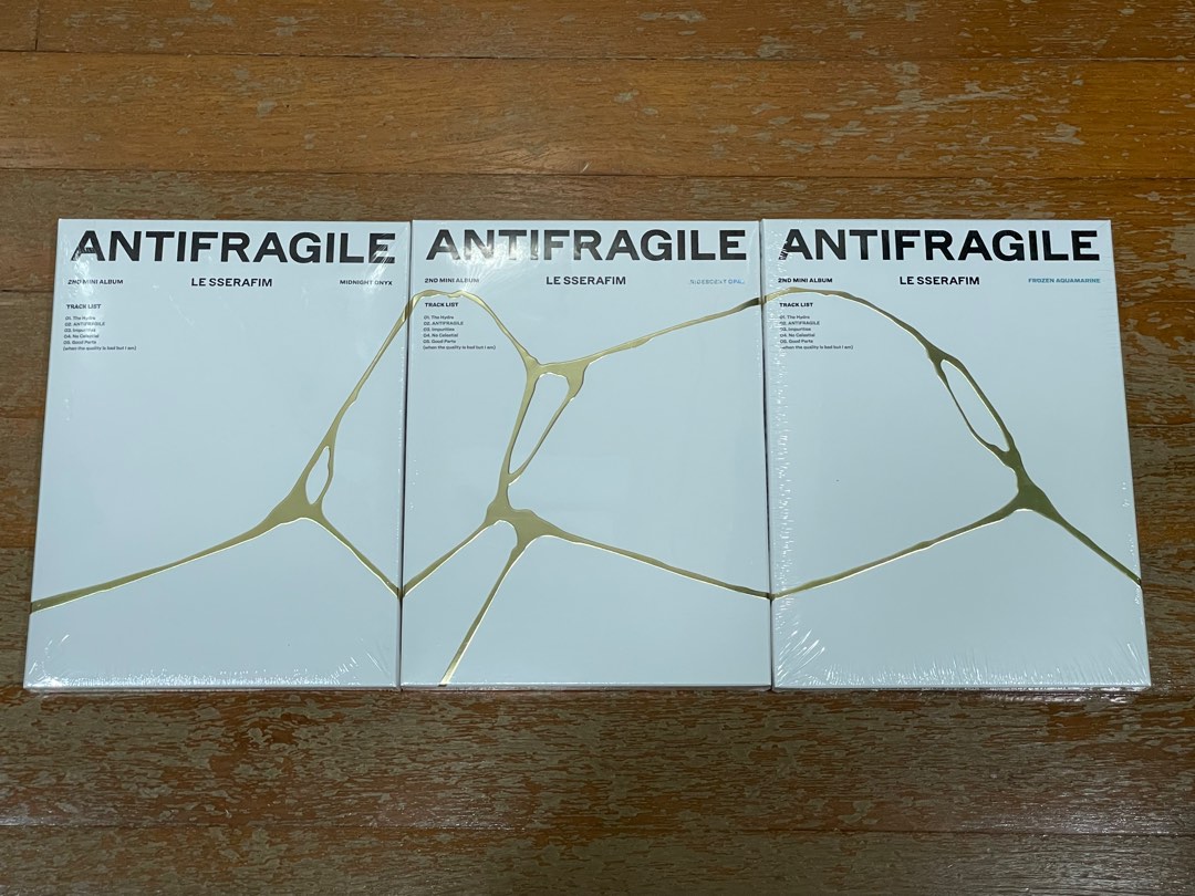 [ENDED] LE SSERAFIM Antifragile Sealed Set LESSERAFIM, Hobbies & Toys ...