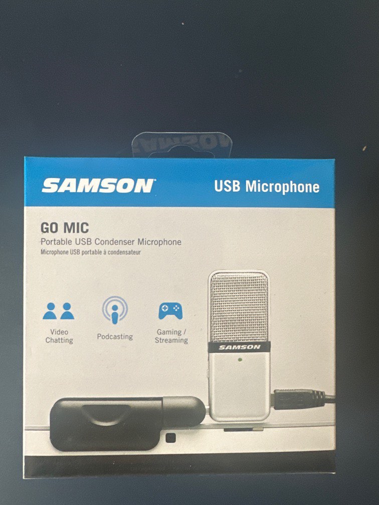 Samson USB Microphone, Audio, Microphones on Carousell