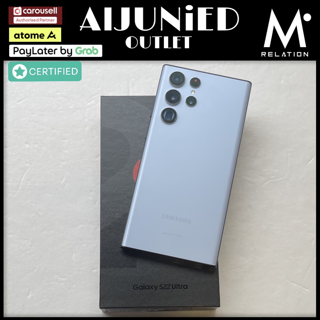 (Samsung Exclusive Colour) Samsung Galaxy S22 Ultra 12/512GB Sky Blue ...