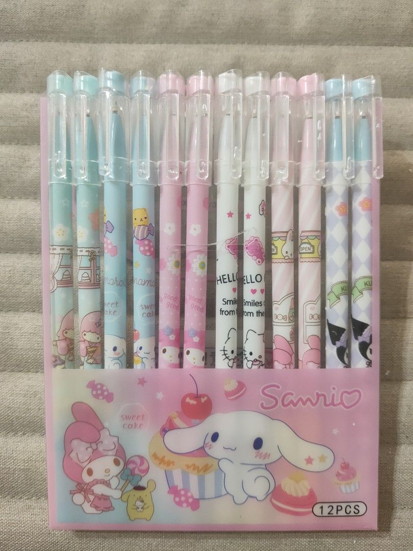 Sanrio Pens *Erasable/Non-Erasable*, Hobbies & Toys, Stationery & Craft ...