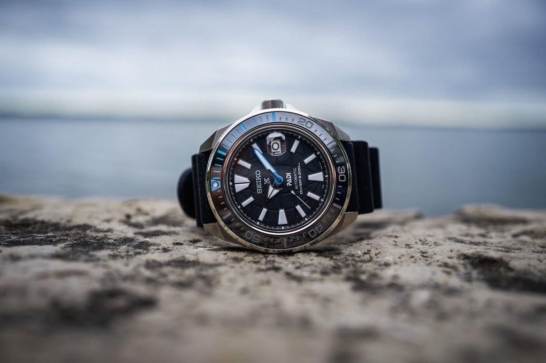 SEIKO Prosper PADI Edition King Samurai SRPG21K1 Black Silicon Watch ...