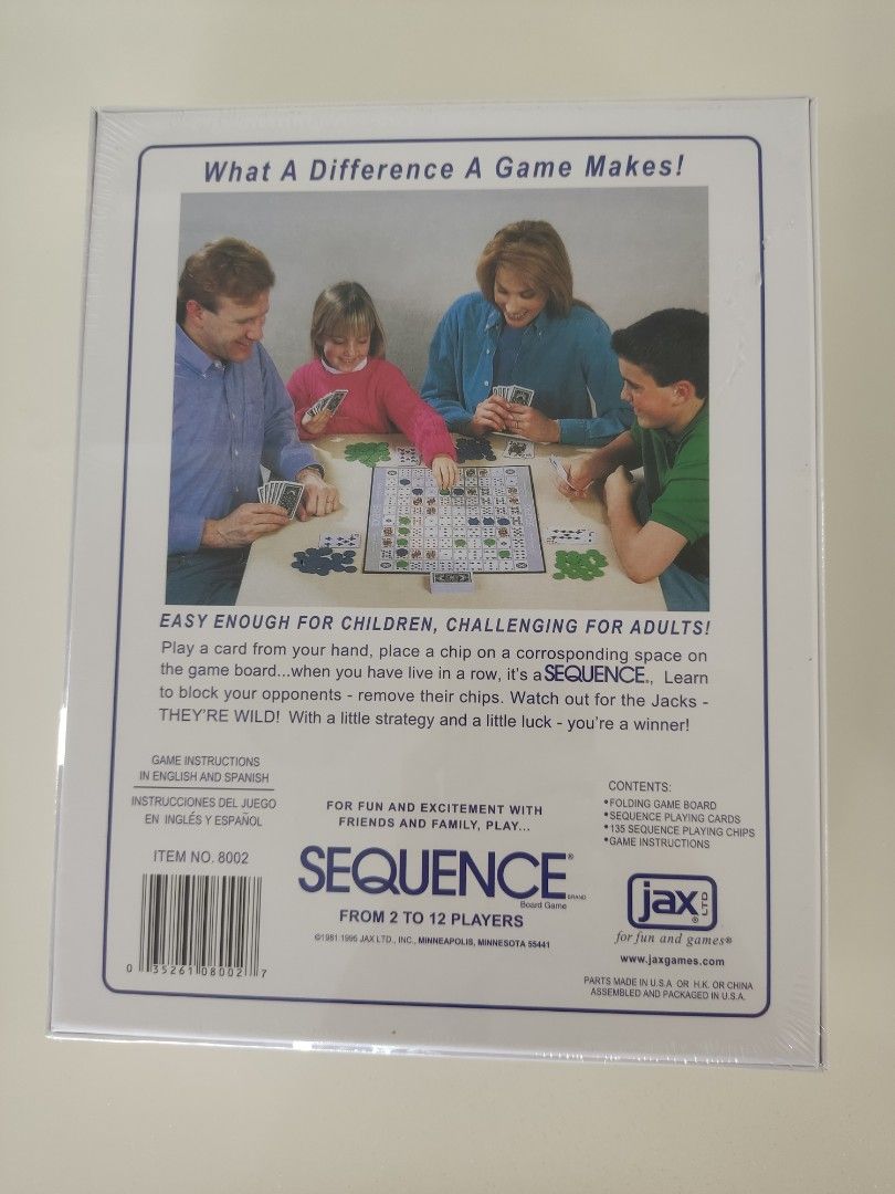 Sequence game series, Hobbies & Toys, Toys & Games on Carousell