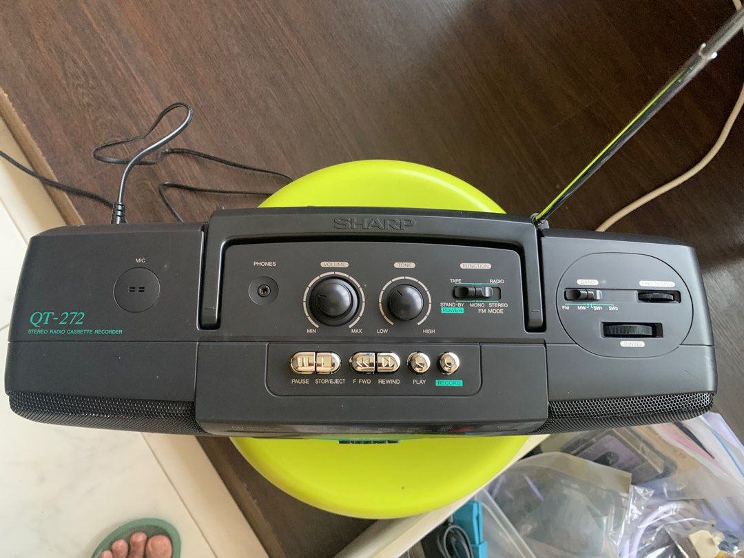 Sharp stero audio cassette recorder, Audio, Portable Music Players on ...