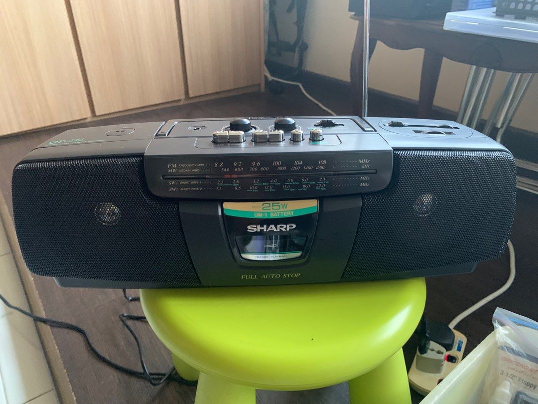 Sharp stero audio cassette recorder, Audio, Portable Music Players on ...