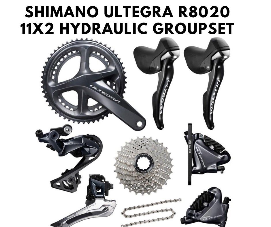 Shimano ultegra r8020 hydraulic disc groupset r8000 FD RD Cassette ...