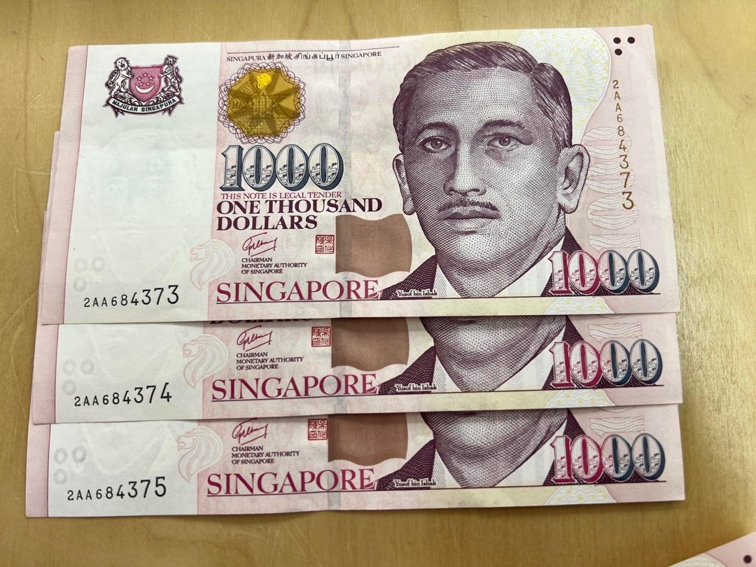 Singapore $1000 note, Hobbies & Toys, Memorabilia & Collectibles, Currency on Carousell
