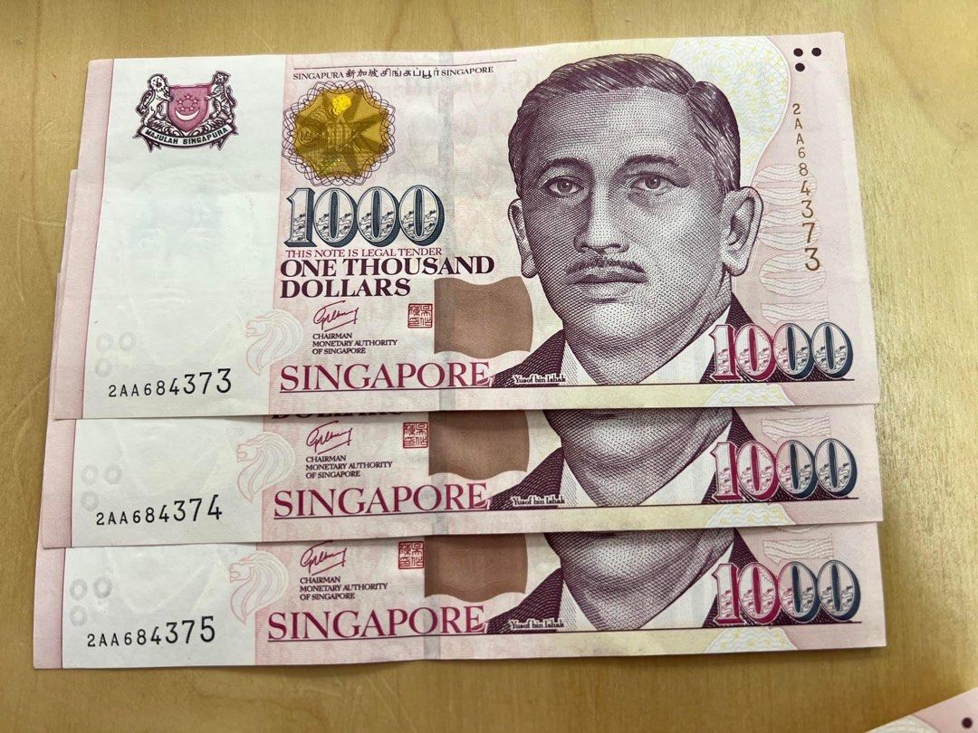 Singapore $1000 note, Hobbies & Toys, Memorabilia & Collectibles ...