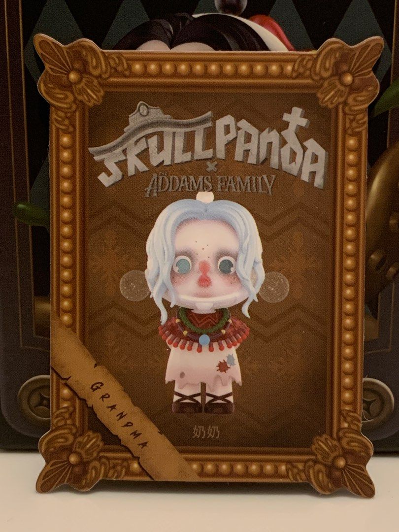 Skull panda addams family, Hobbies & Toys, Toys & Games on Carousell