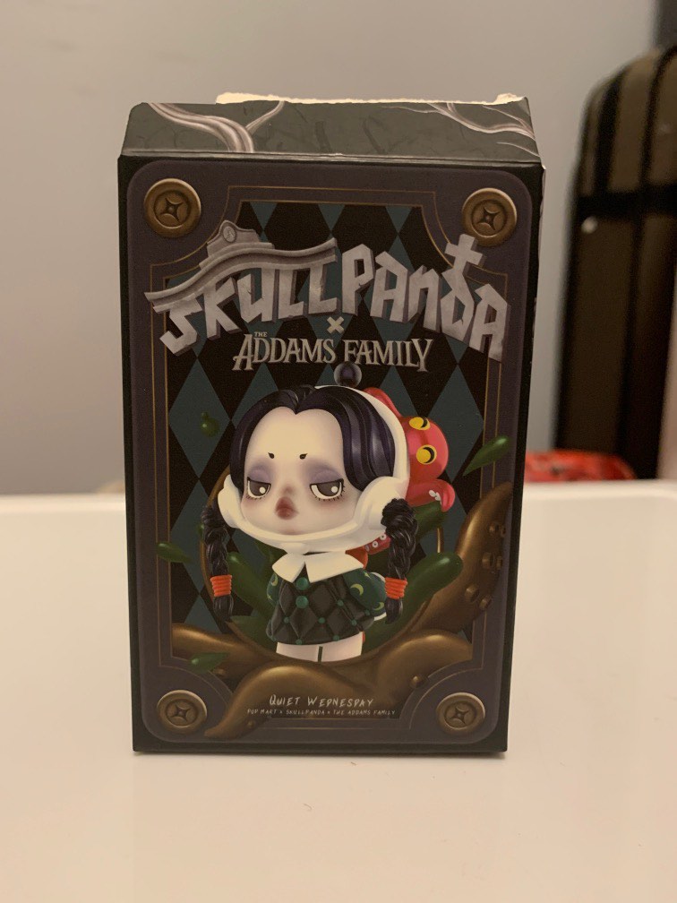 Skull panda addams family, Hobbies & Toys, Toys & Games on Carousell