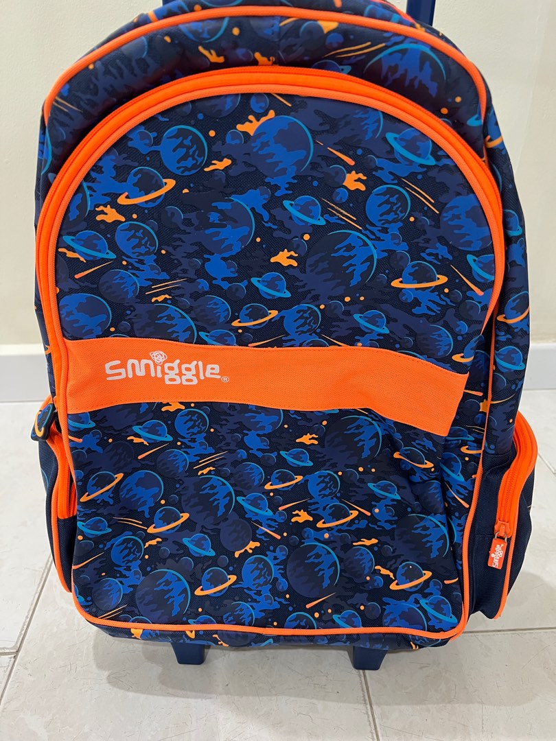 Smiggle Trolley Backpack, Men's Fashion, Bags, Backpacks on Carousell
