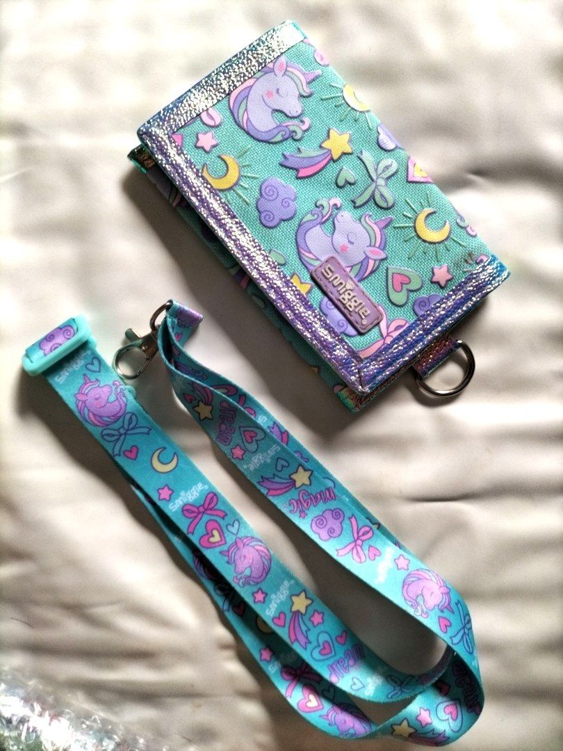 Smiggle lanyard wallet , rainbow color pencil, invisible pen from ...