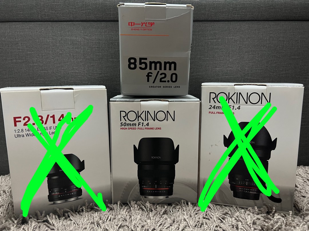 Sony E-mount Full Frame Manual lenses, Photography, Lens & Kits on ...