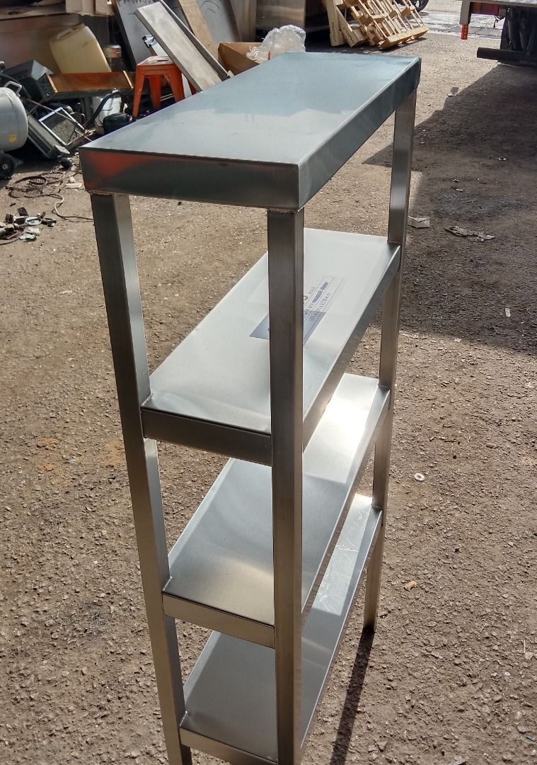 Stainless steel 4 tier rack, Furniture & Home Living, Kitchenware ...