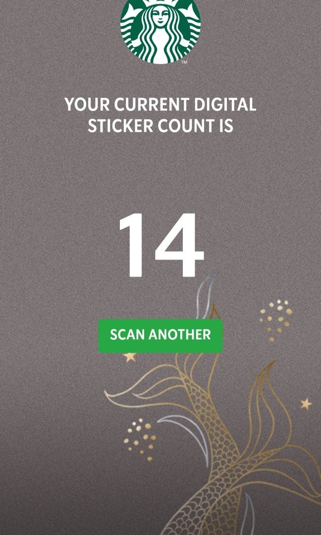 Starbucks Tradition Sticker Card/ 14 Stickers, Tickets & Vouchers ...