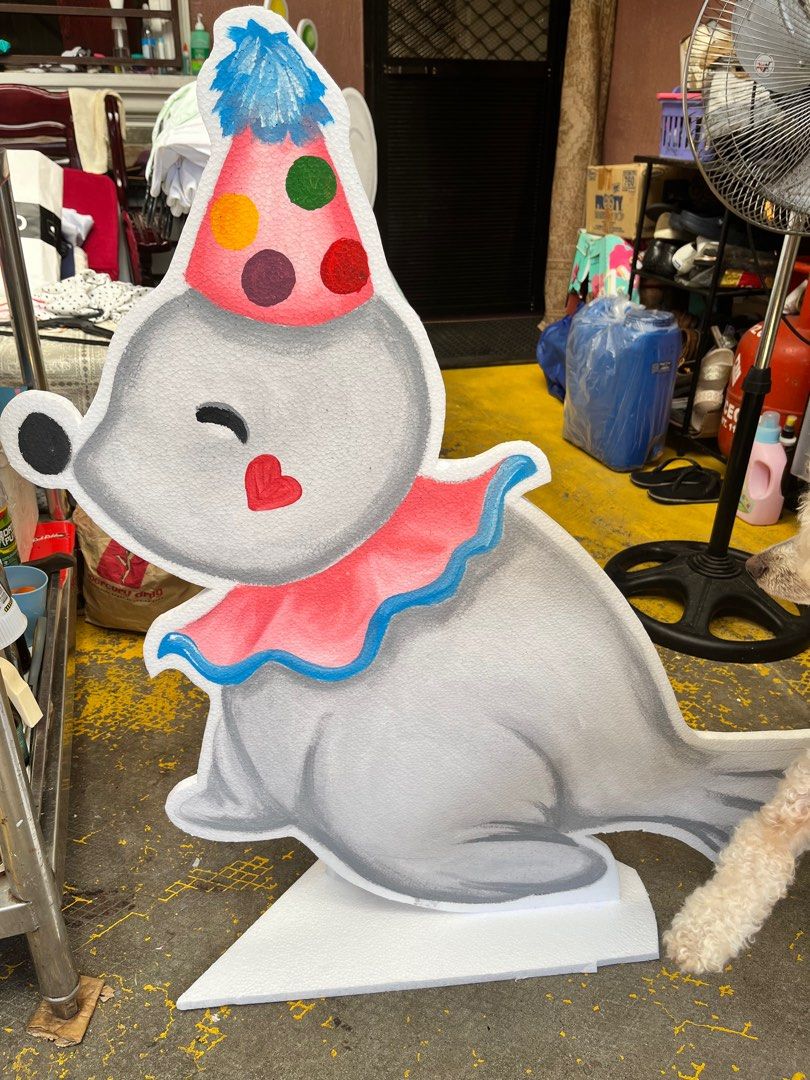 Styrofoam Standee - Circus theme, Hobbies & Toys, Stationary & Craft ...
