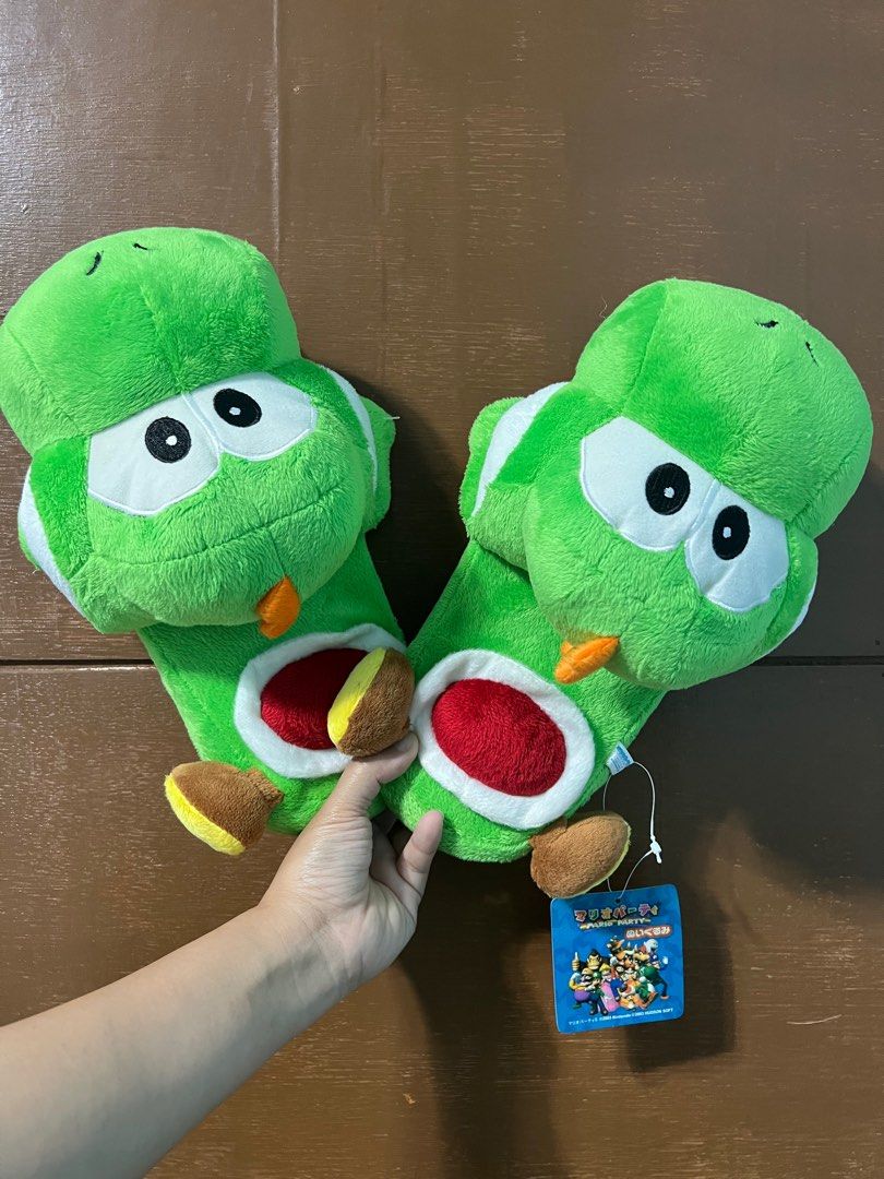 SUPER MARIO- YOSHI SLIPPER, Hobbies & Toys, Toys & Games on Carousell