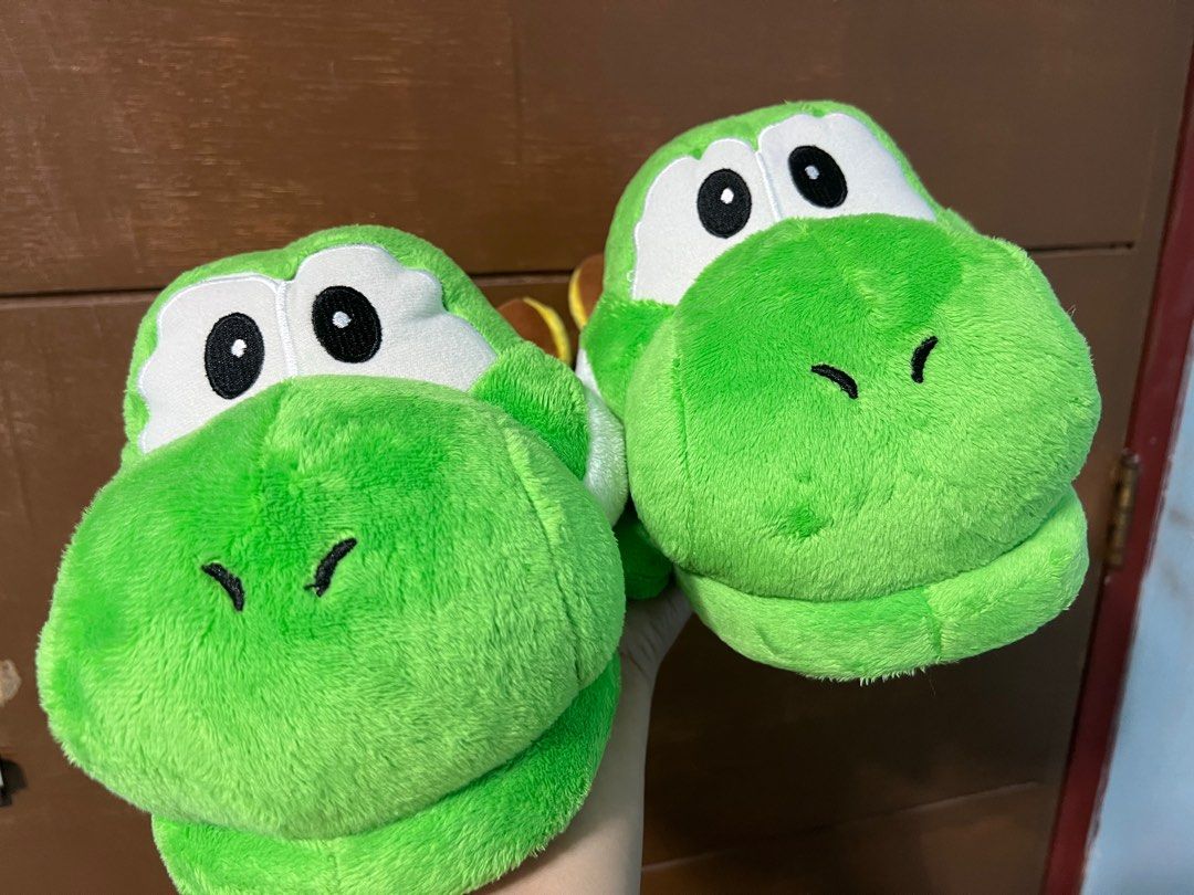 SUPER MARIO- YOSHI SLIPPER, Hobbies & Toys, Toys & Games on Carousell