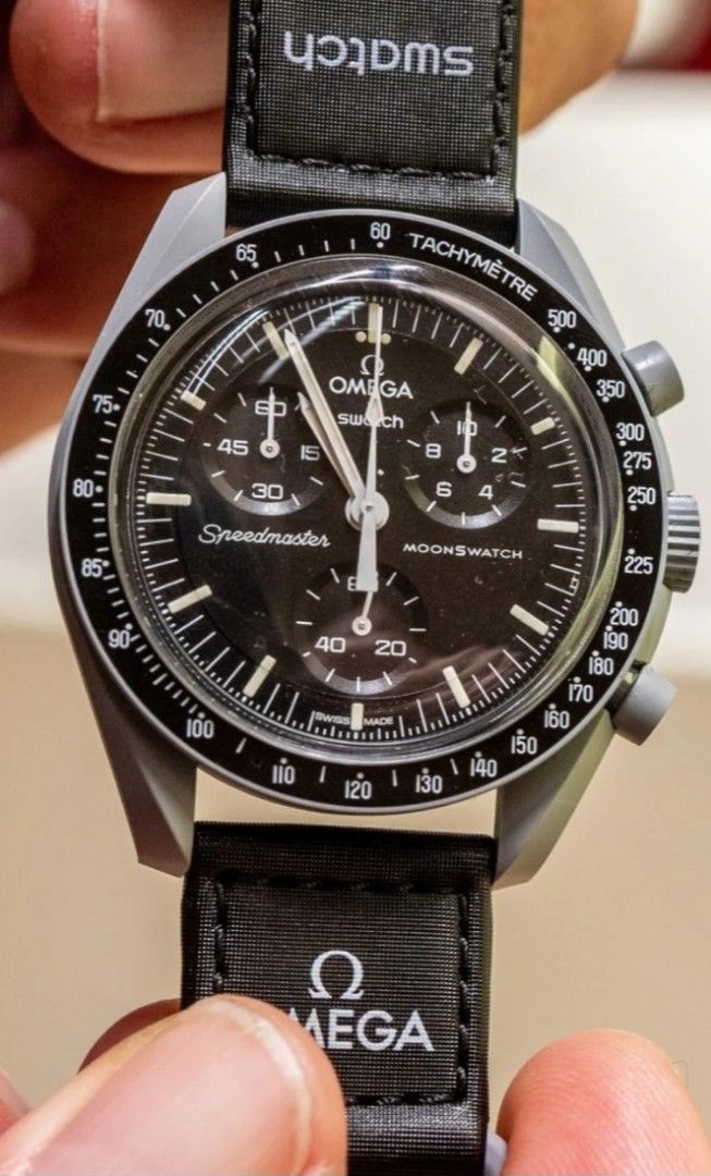 Swatch Omega (Moonwatch & Saturn), Luxury, Watches on Carousell