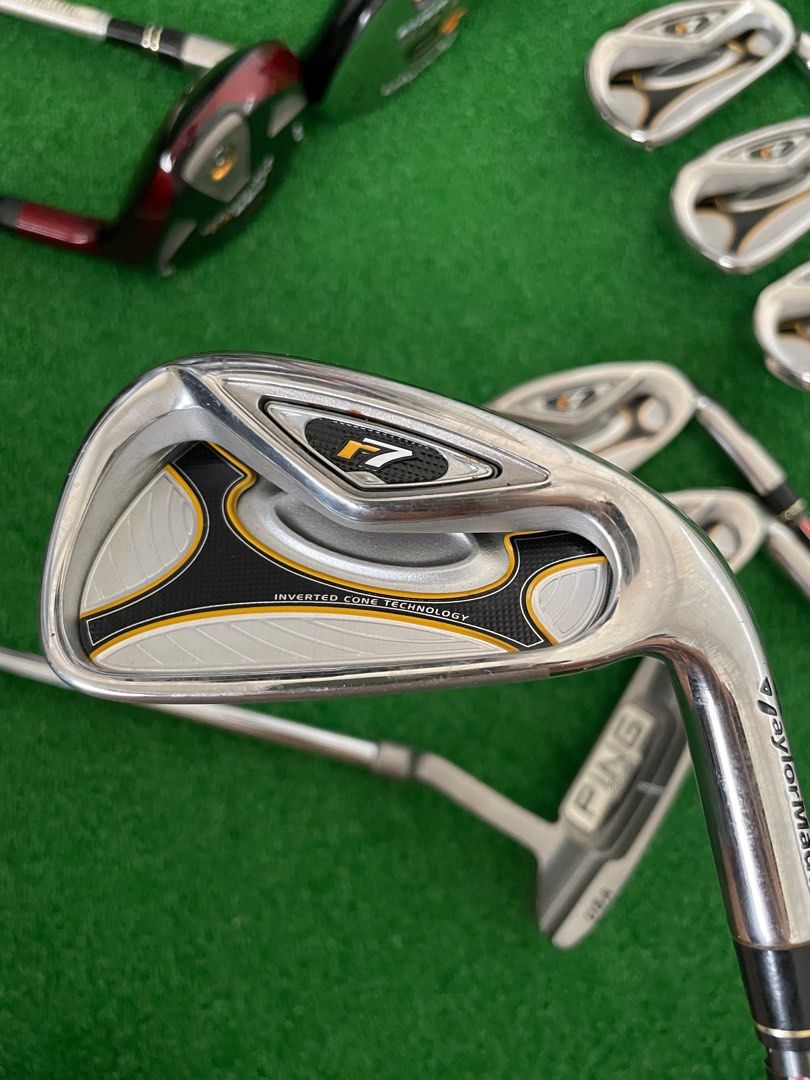 TaylorMade R7 Golf Set with Tour Burner Driver, Wood, Hybrids and Ping ...