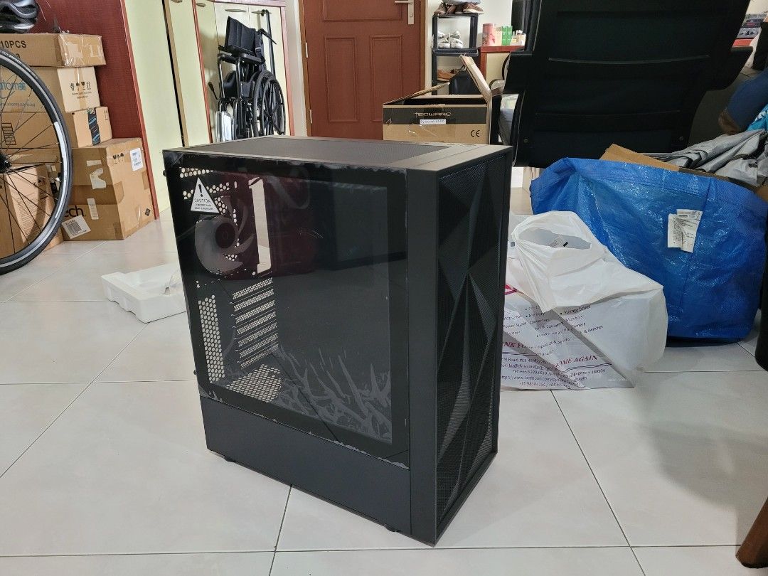Tecware Forge S Omni aRGB Mesh TG ATX Case (4 fans), Computers & Tech ...