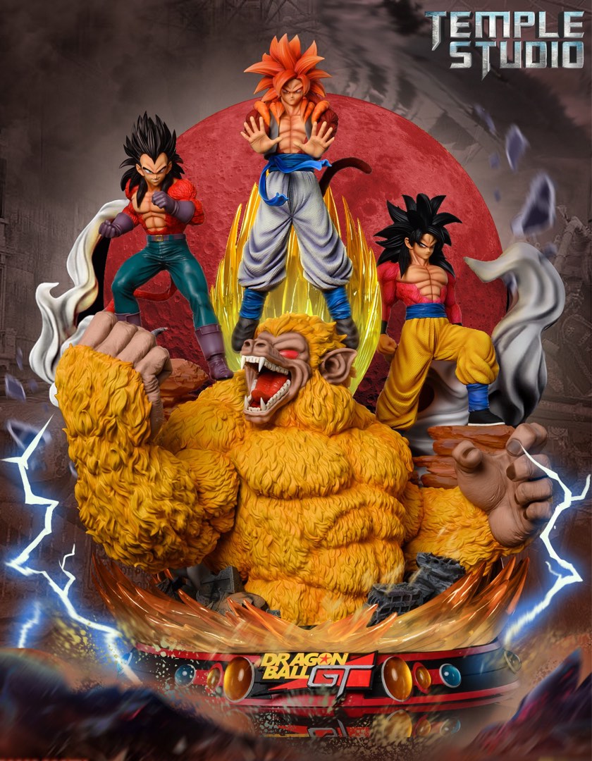 Temple Studio - Dragon Ball GT Gogeta / Goku / Vegeta Super Saiyan 4 ...