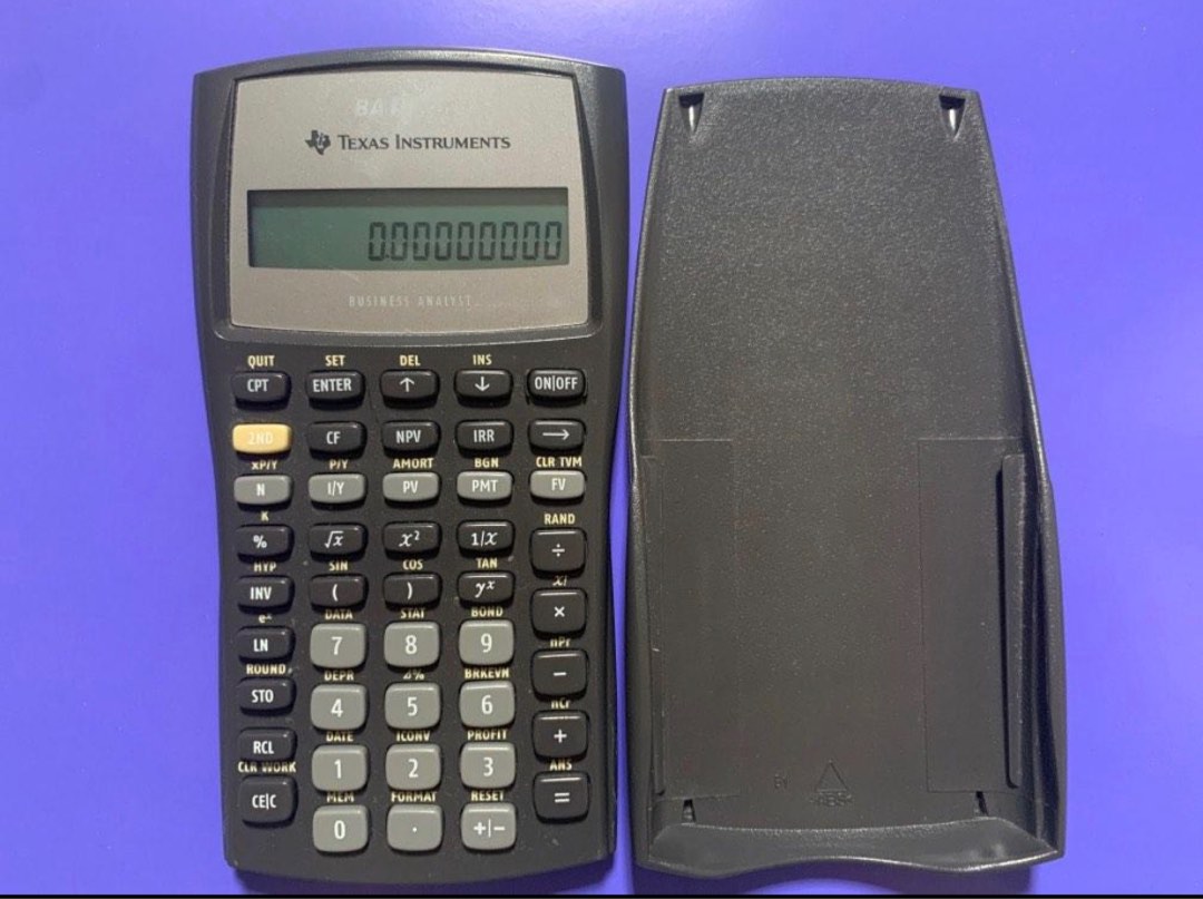 Texas Instruments BA II Plus, Computers & Tech, Office & Business ...