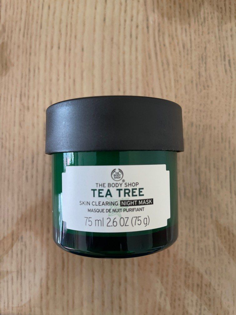 The body shop Tea tree night mask, Beauty & Personal Care, Face, Face ...