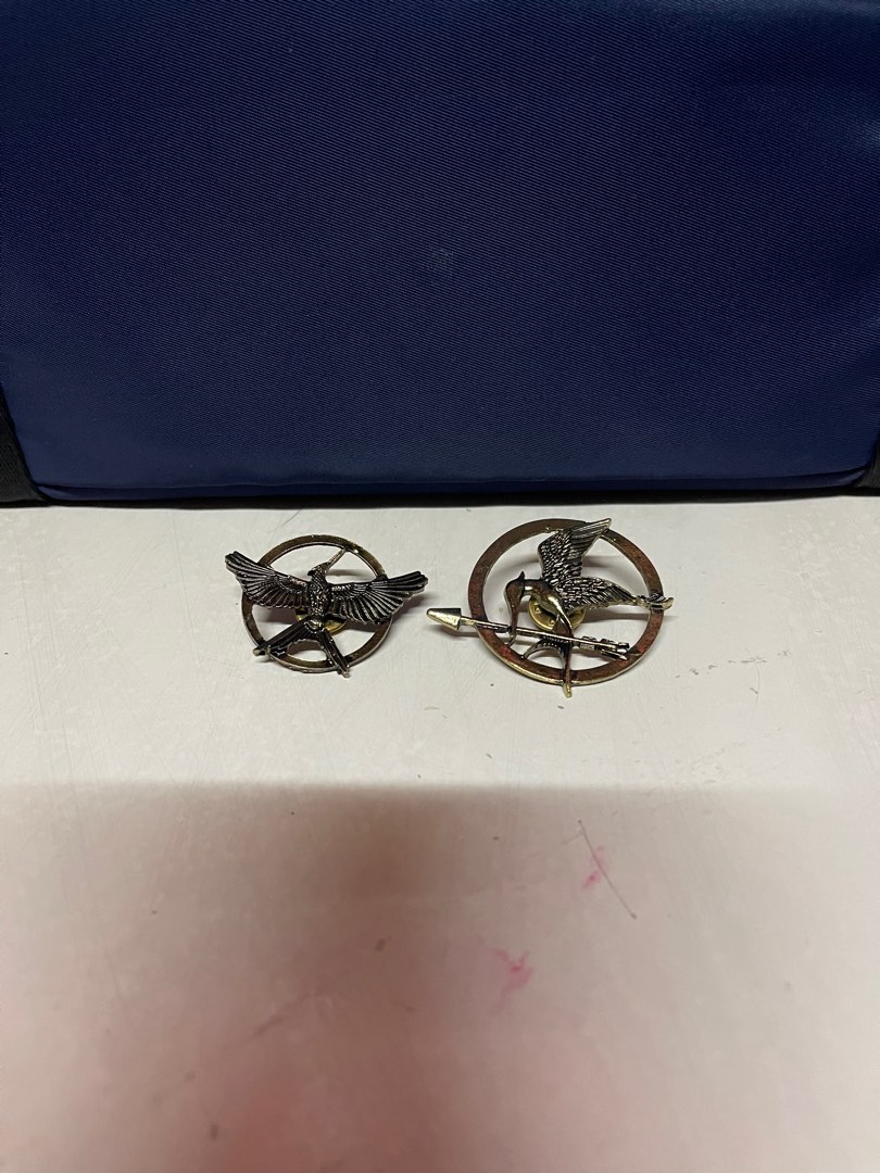 The Hunger Games Pins, Hobbies & Toys, Memorabilia & Collectibles, Fan ...