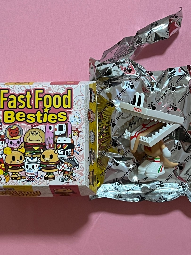 TOKIDOKI fast food besties blind box - pizzasaurus, Hobbies & Toys ...