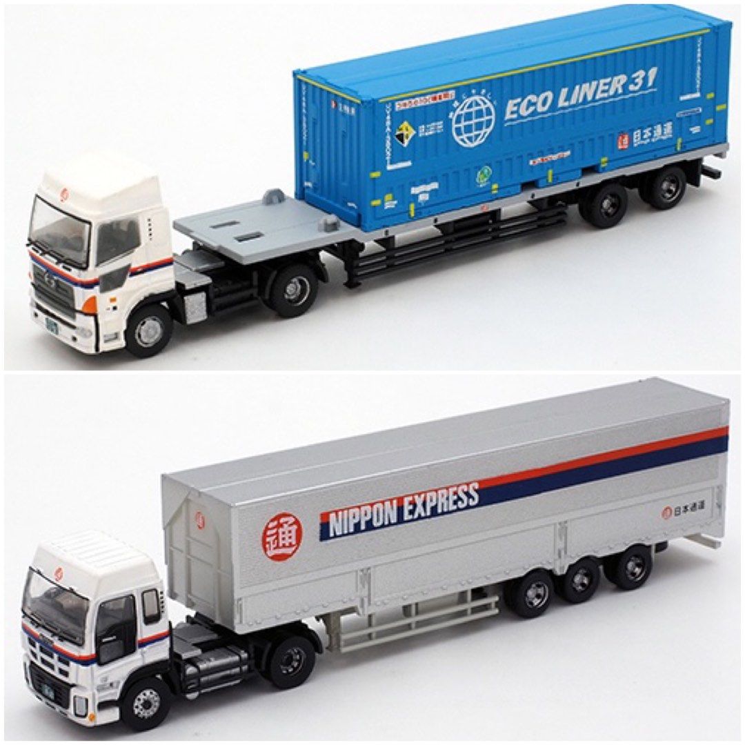 Tomytec 1/150 日本通運貨櫃車Set, 興趣及遊戲, 玩具 & 遊戲類 - Carousell