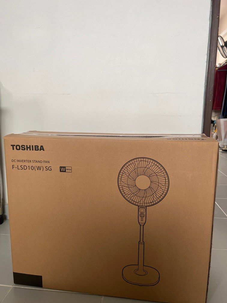 TOSHIBA DC inverted stand fan with infra remote F-LSD10(W), Furniture ...