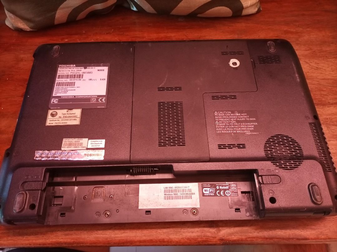 Toshiba Satellite Pro C640 Defective Board, Computers & Tech, Laptops ...