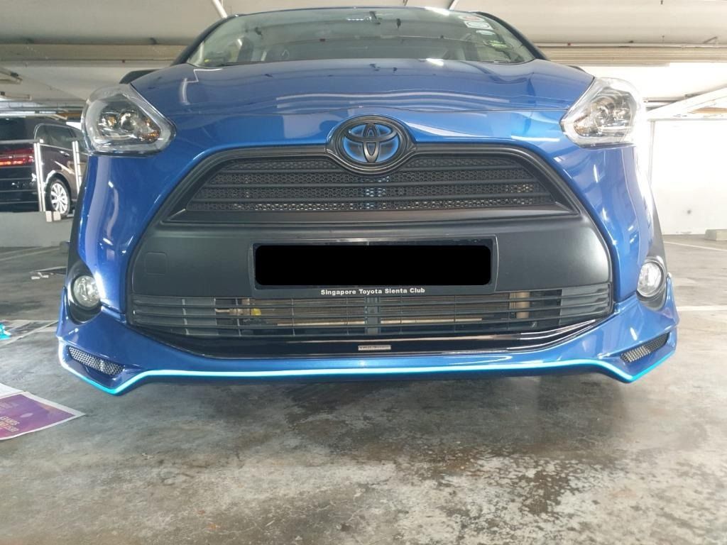 Toyota Sienta Hybrid 1.5A X LED (97 bhp) - Blue 3M Reflective Sticker ...