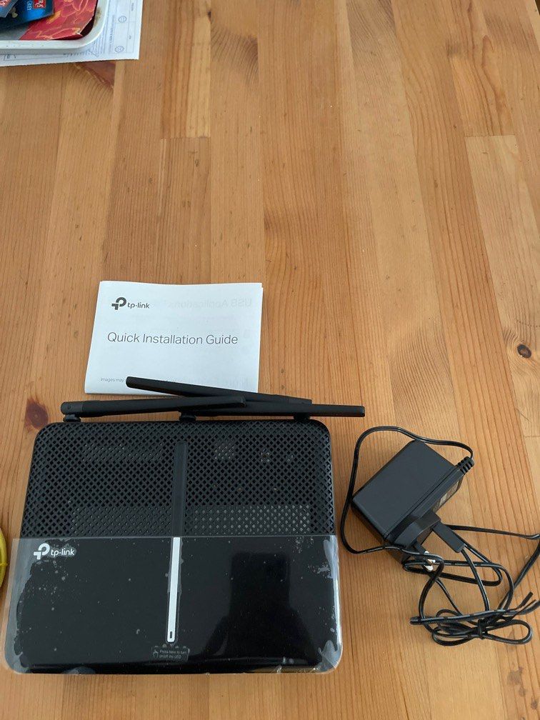 TPlink router with free LAN wire, Computers & Tech, Parts & Accessories ...