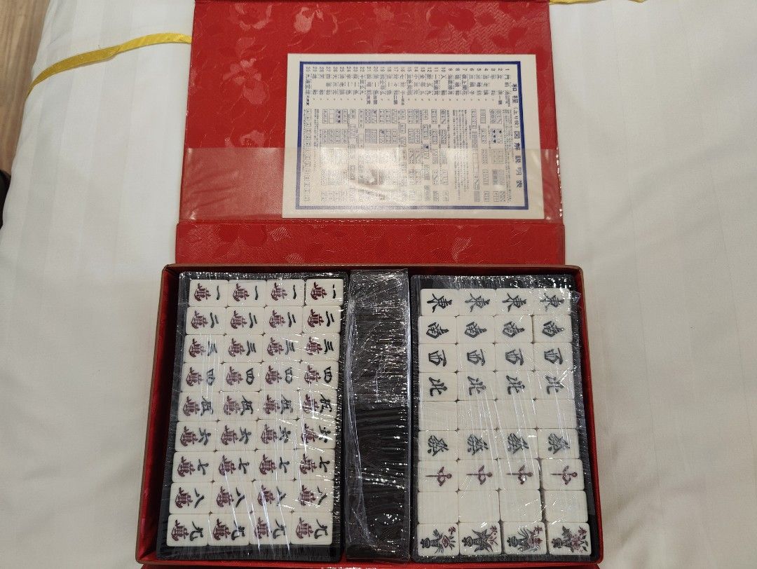 Traditional Japanese Mini Mahjong Set, Hobbies & Toys, Toys & Games on ...