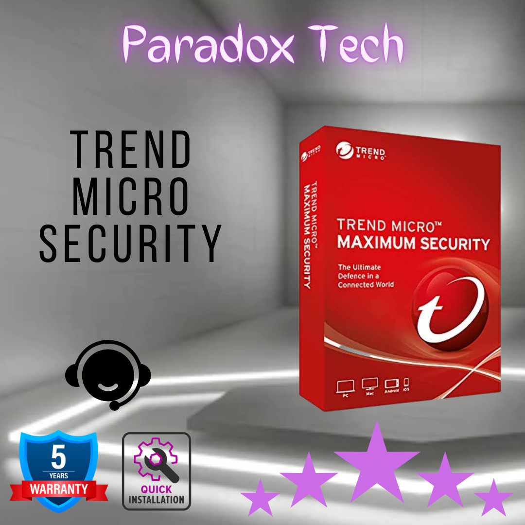Trend Micro Maximum Security 1 Year / 3 Years, Video Gaming, Gaming Accessories, Game Gift Cards ...