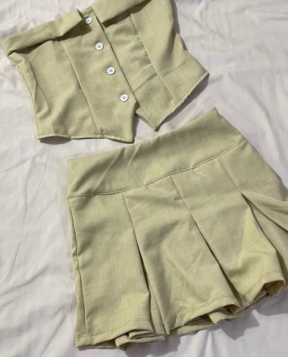 Tube and Skirt Coords | y2k pinterest acubi preppy aesthetic, Women's ...