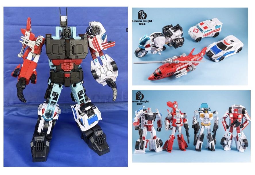 Transformers Demon Knight - DK01-04 Guardia Defensor Combiner Oversized ...