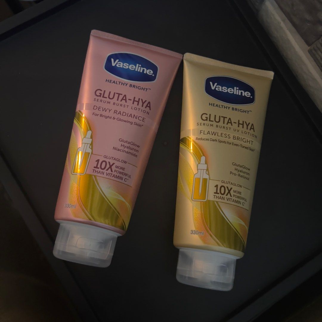 Vaseline Gluta Hya (still new! 900 for both in the mall, now selling at ...