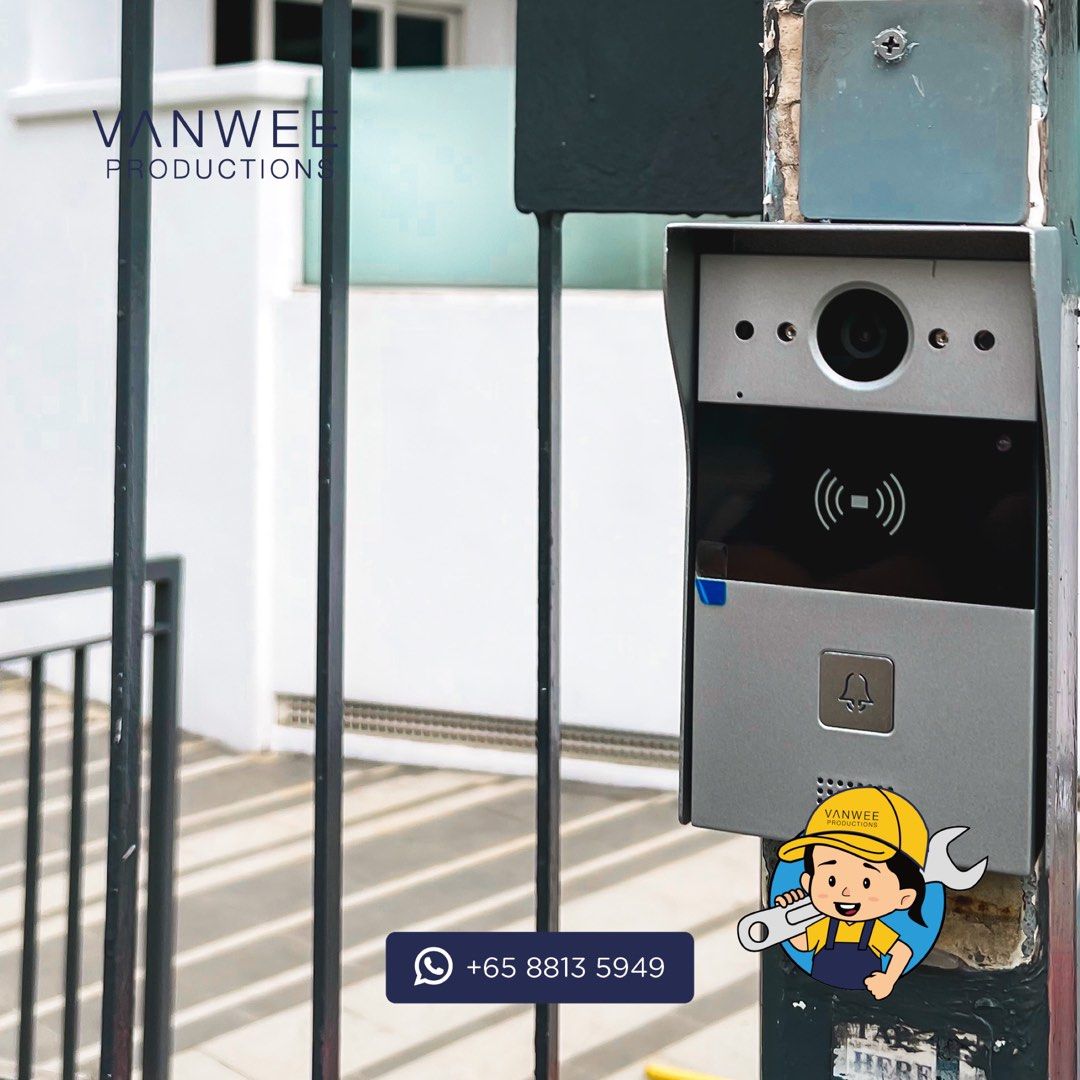 Video Doorphone / Intercom & Door Access System Installation for Residential / Commercial ...