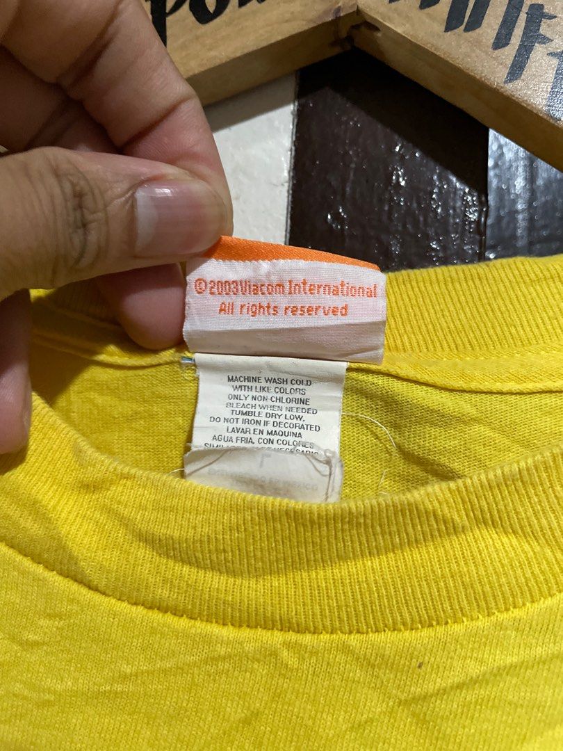 Vintage 2003 Nickelodeon Spongebob Shirt, Men's Fashion, Tops & Sets ...