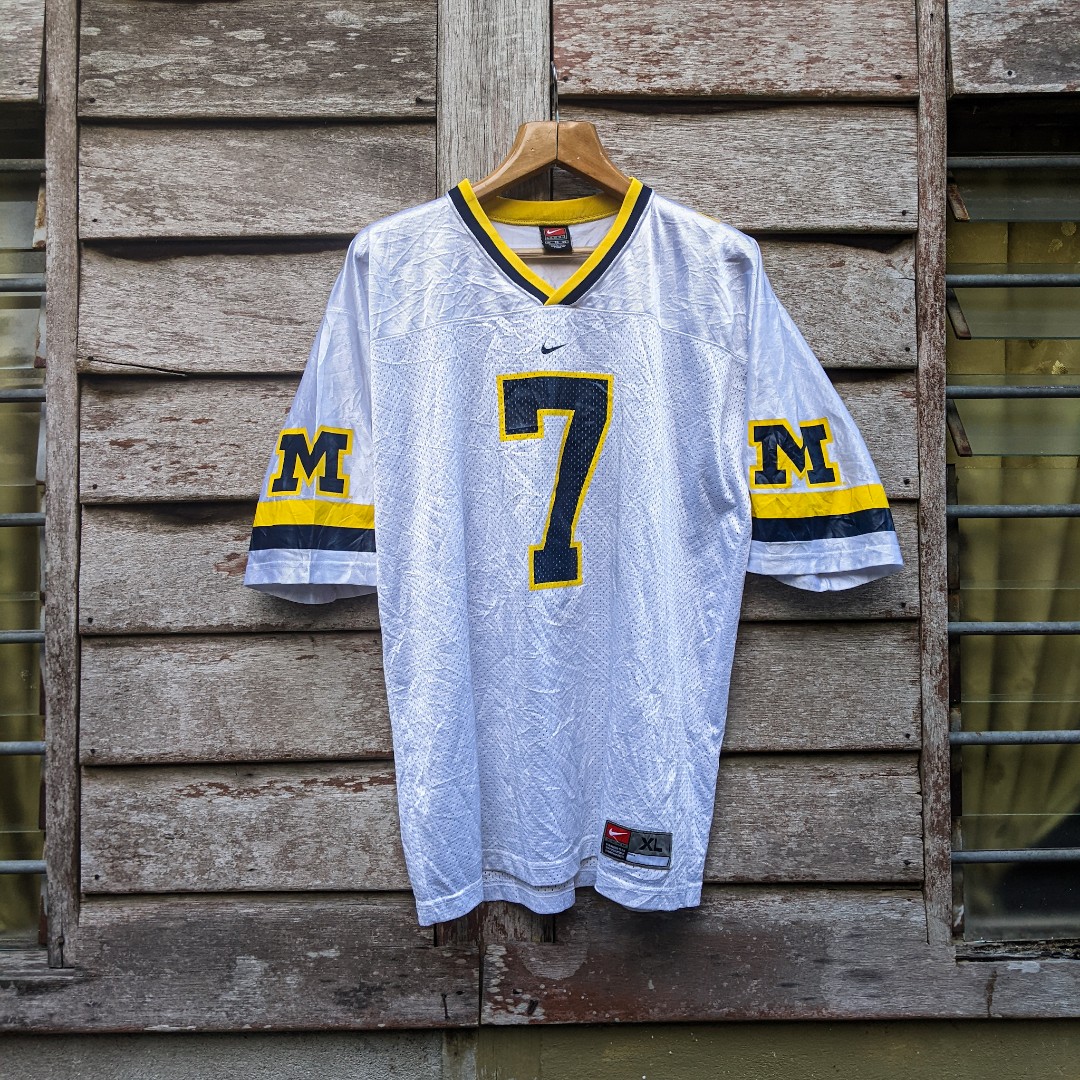 Vintage Nike Michigan Wolverine Football Jersey, Men's Fashion, Tops ...