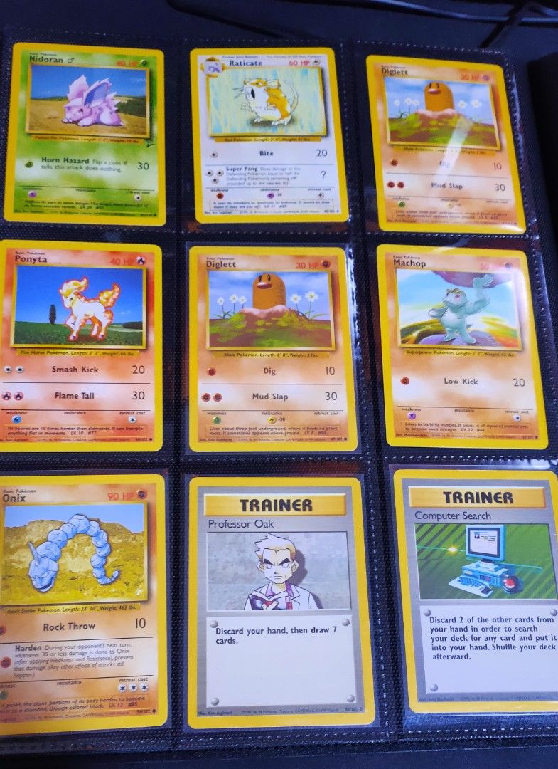 Vintage Pokemon cards base set bundle, Hobbies & Toys, Toys & Games on ...