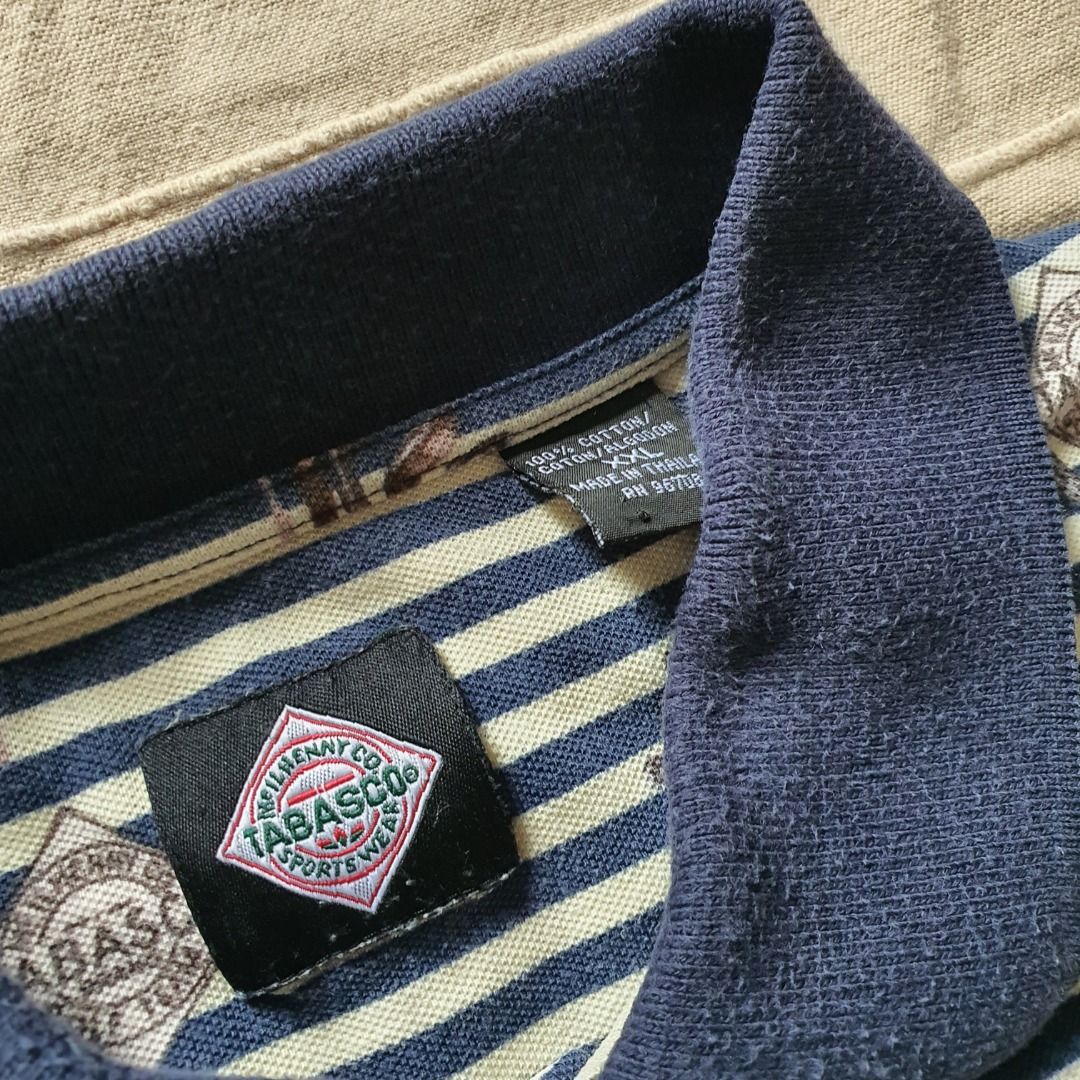 Vintage Tabasco Polo T-shirt, Men's Fashion, Tops & Sets, Tshirts ...