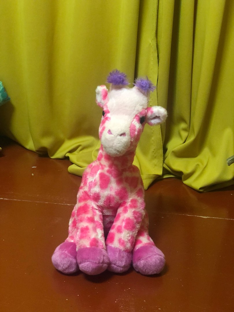 Wild Republic Pink Giraffe Plushie, Babies & Kids, Infant Playtime on ...