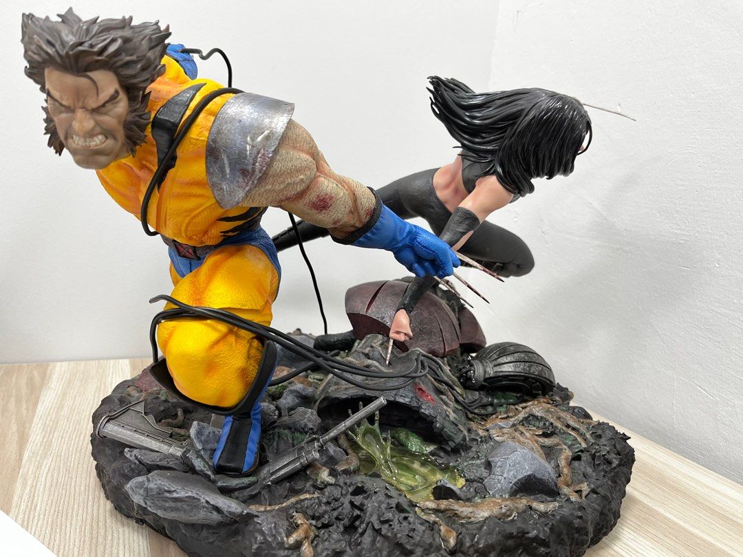 Wolverine and X23 statue 1/4 scale (not xm studios, sideshow, prime 1 ...