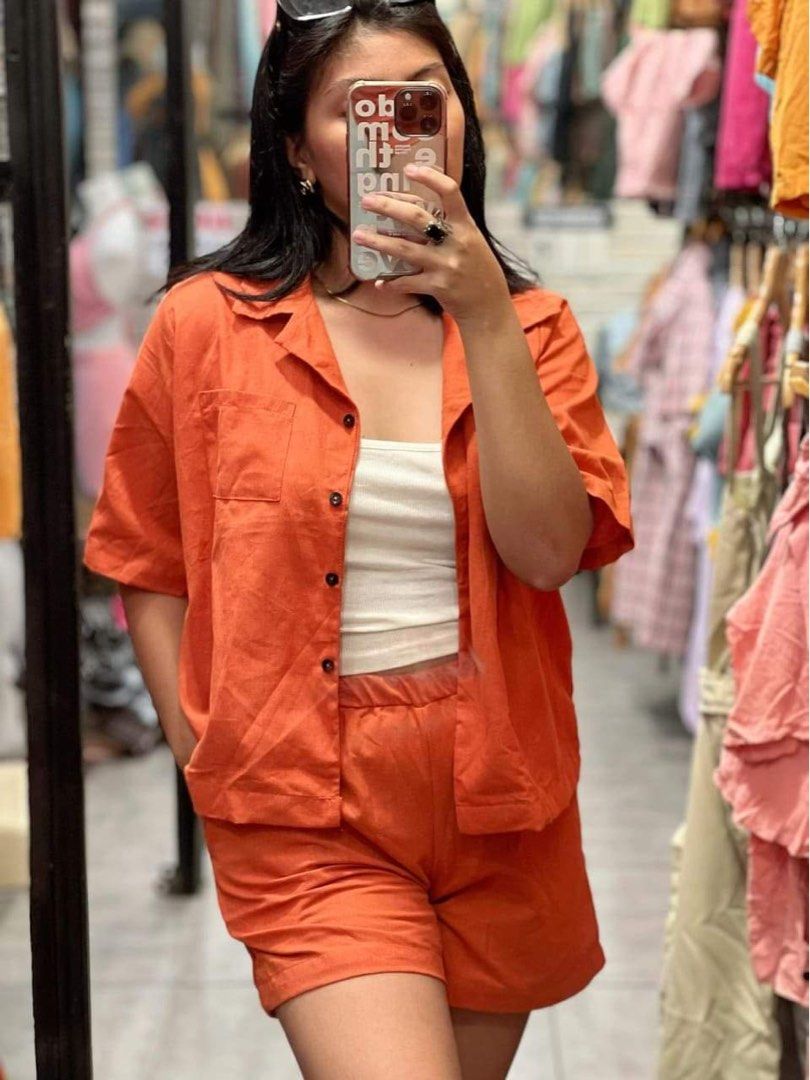 Womens Coordinates Terno Shorts, Women's Fashion, Dresses & Sets, Sets ...