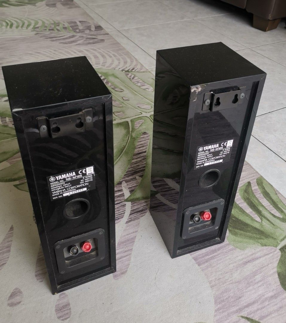 Yamaha bookshelf speakers NS-M125(x2), Audio, Soundbars, Speakers & Amplifiers on Carousell